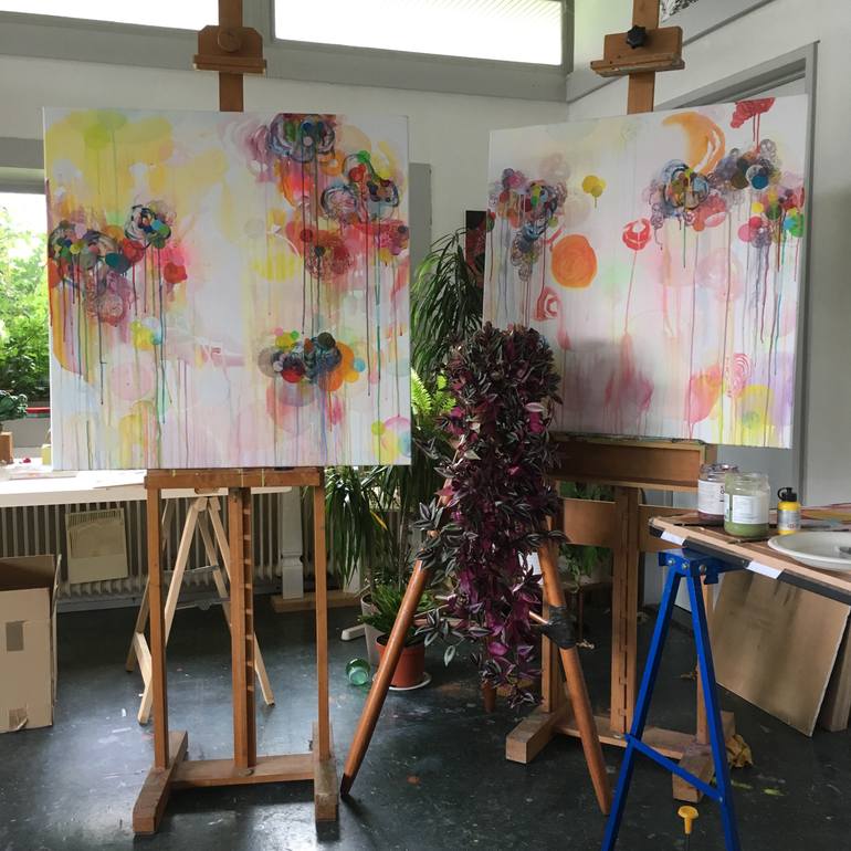 No excuse to be happy Painting by Dennis Happé | Saatchi Art