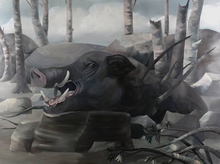 Andrey Kuzmin. The Pit Painting by Semichov Kuzmin | Saatchi Art