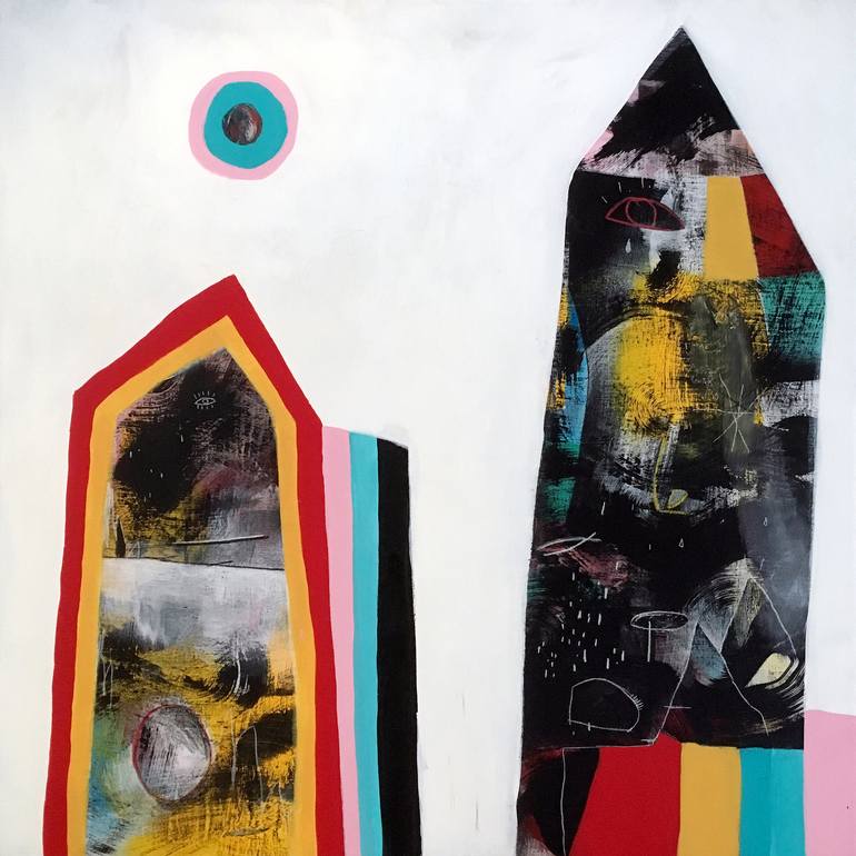 A tree that looks like a hand stealing seagulls from the sky Painting ...