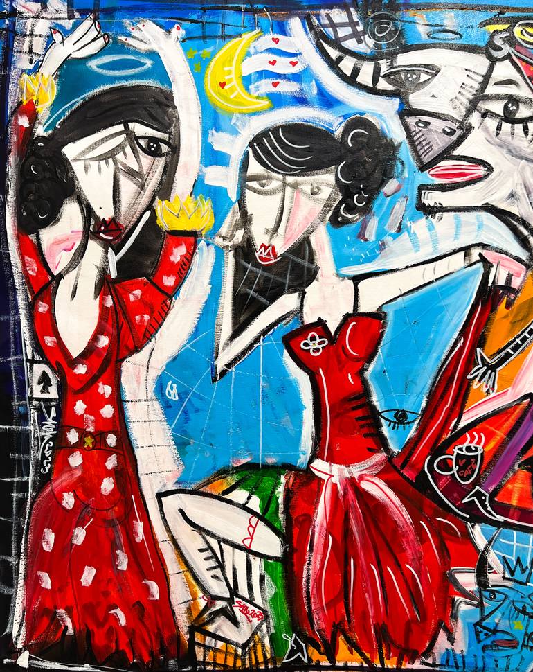 Gypsy Gang Painting by Alessandro Siviglia | Saatchi Art