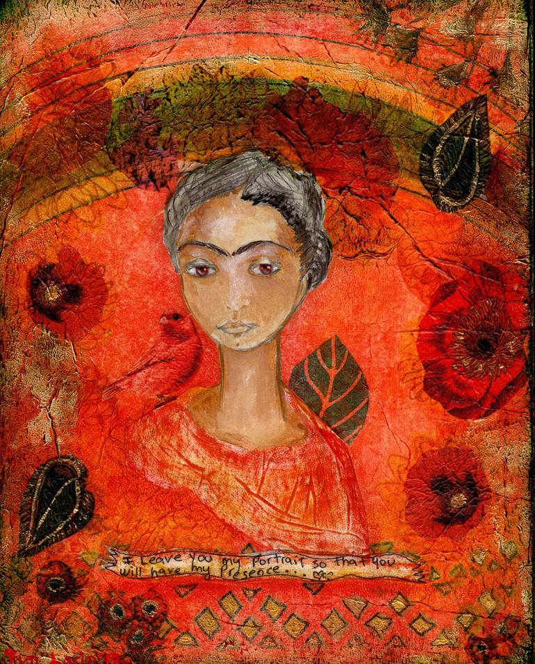 I leave you my Portrait Painting by Flor Larios | Saatchi Art