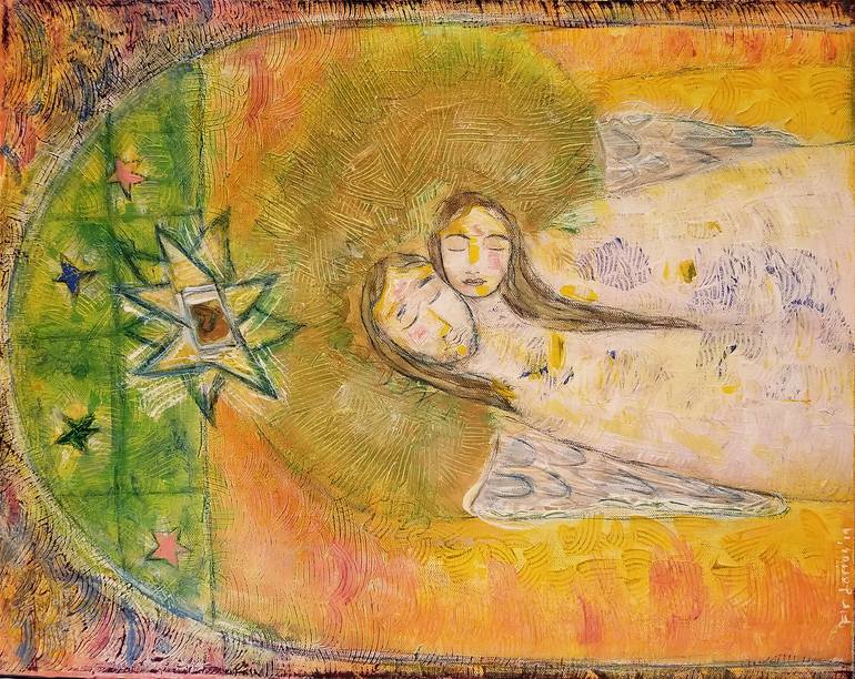 Us Painting by Flor Larios | Saatchi Art