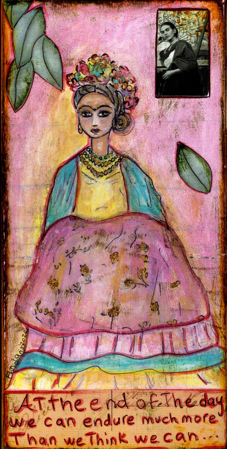 We Can Endure - Frida Painting by Flor Larios | Saatchi Art