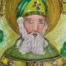 Saint Patrick Painting by Flor Larios | Saatchi Art