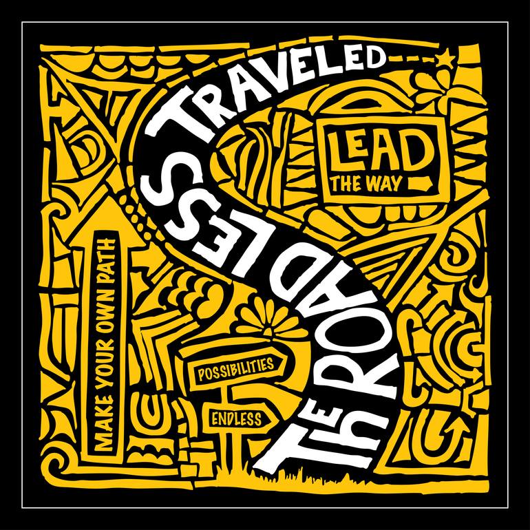 The Road Less Travelled Drawing by Kim Gunness-Reece | Saatchi Art