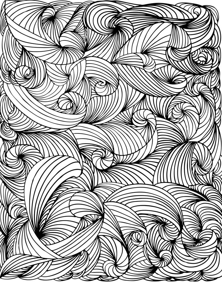 Vertigo Drawing by Kim Gunness-Reece | Saatchi Art