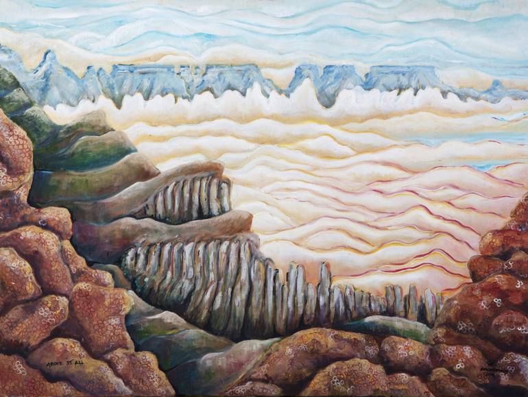 Above it All Painting by Karen Cochlovius | Saatchi Art