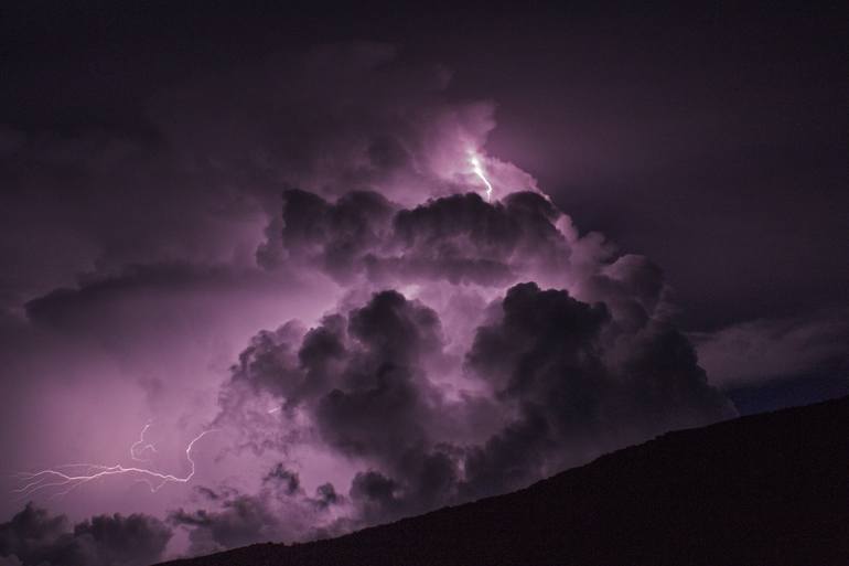 Thunderstorm Haleakala Volcano Photography by Katherine Mendoza ...