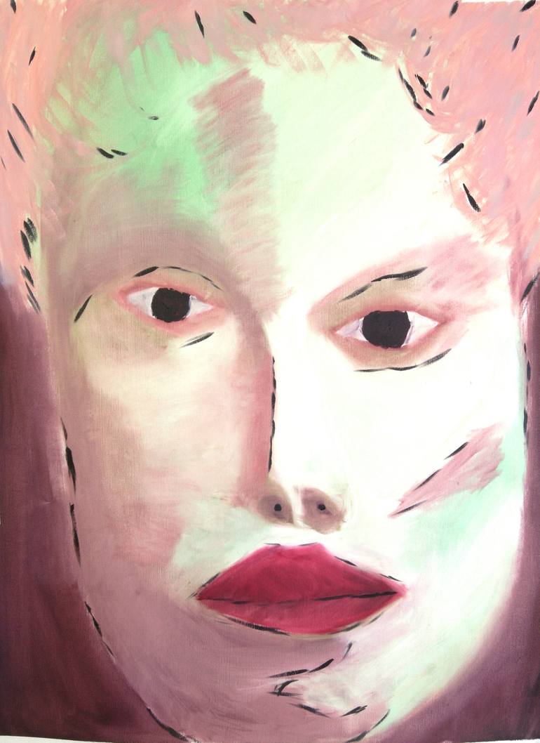 Face #2 Painting by Patrick Blount | Saatchi Art