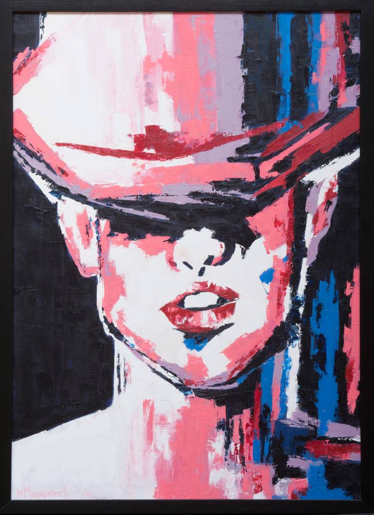 Top Hat Painting by Natalia Marinych | Saatchi Art