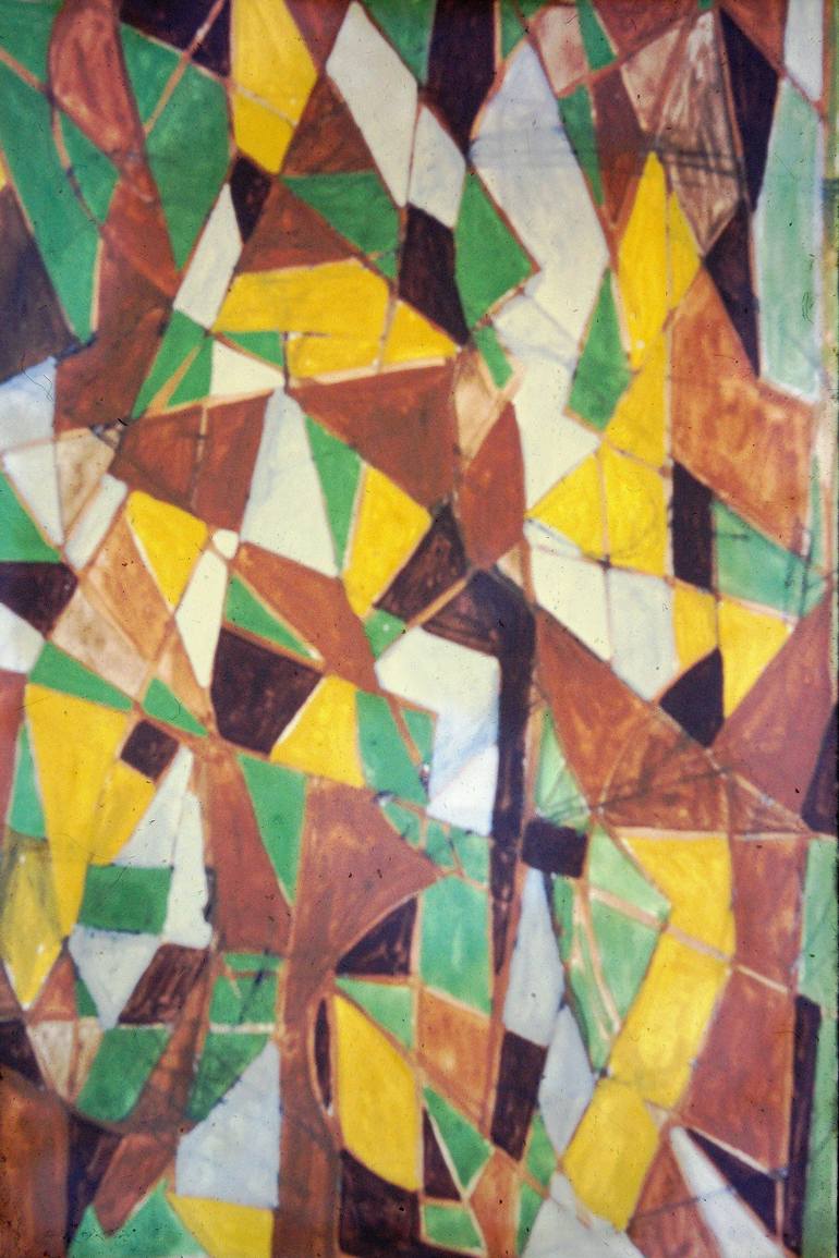 Colore prospettico geometrie Drawing by Ruggero Falanga | Saatchi Art