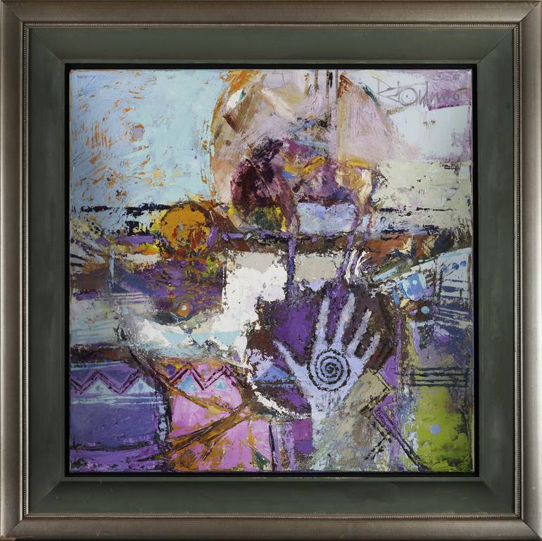 Red Buffalo Medicine Painting by Robert Orduno | Saatchi Art