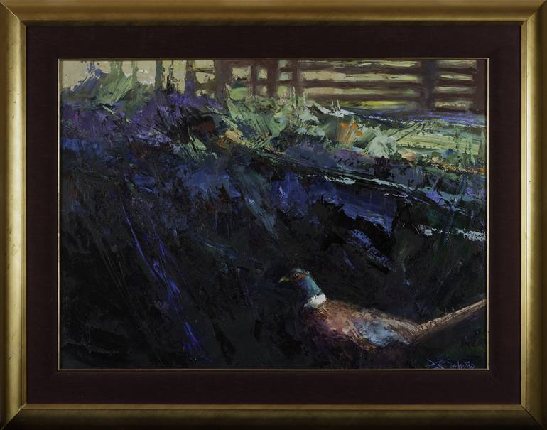 Pheasant Survivor Painting by Robert Orduno | Saatchi Art