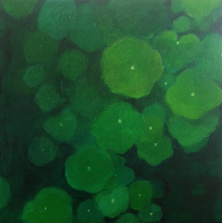 Nasturtium study #1 Painting by Meredith Armstrong | Saatchi Art