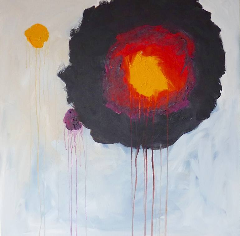 Bulls Eye Painting by Carolyn Thomas Goldsmith | Saatchi Art