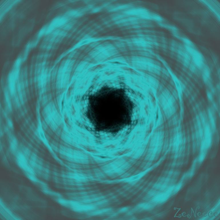 Event Horizon Quadriptych 1 of 4 Drawing by Neece Campione | Saatchi Art