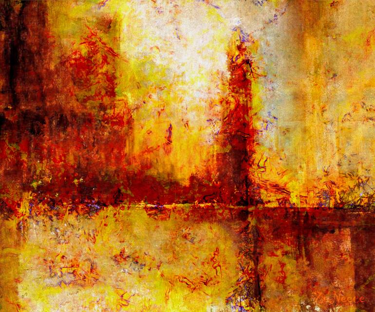 Inevitable Disintegration Drawing by Neece Campione | Saatchi Art