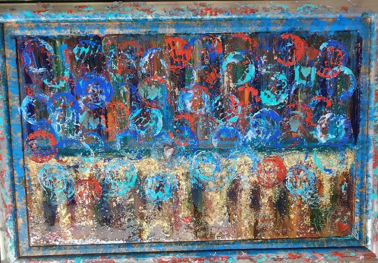 Circular Logic Painting by Valerie Leri | Saatchi Art