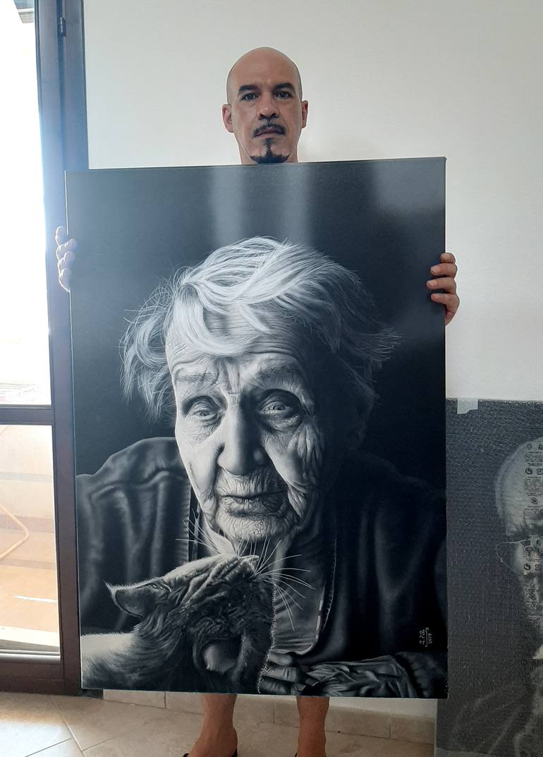 Life scenes in black and white #2 Painting by Ivan Pili | Saatchi Art