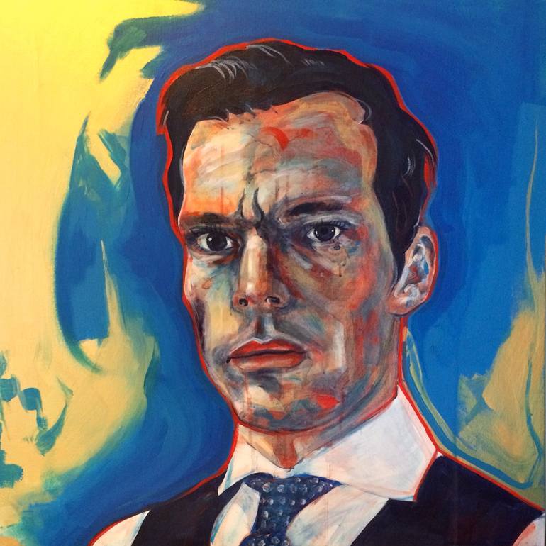 Self-Portrait. Painting by drew bernard | Saatchi Art