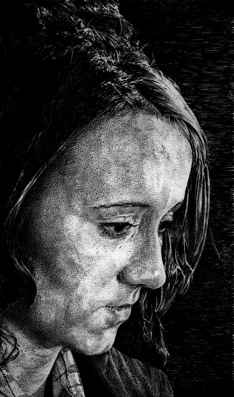 Sarah Drawing by Nathan Woods | Saatchi Art