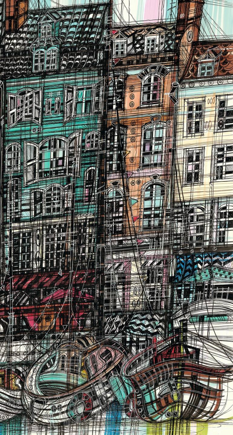 Honfleur Drawing by Maria Susarenko | Saatchi Art