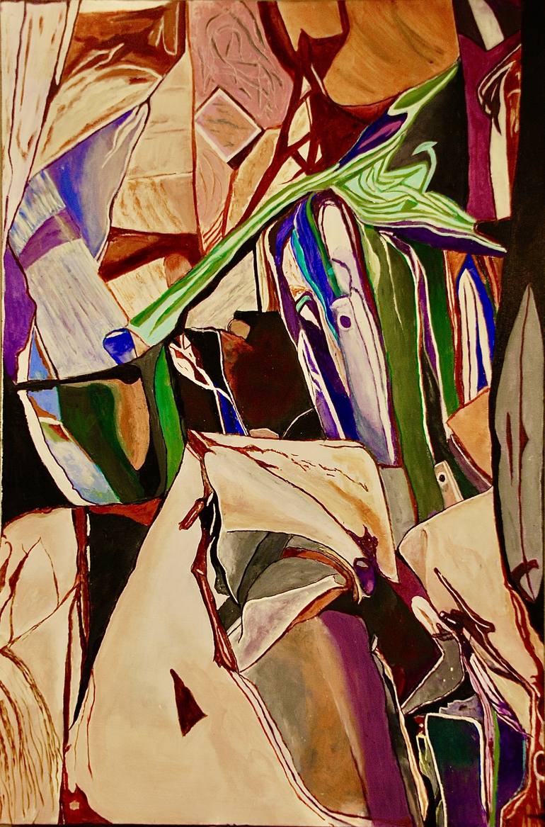 Intervention #2 Painting by Kenneth Burns | Saatchi Art