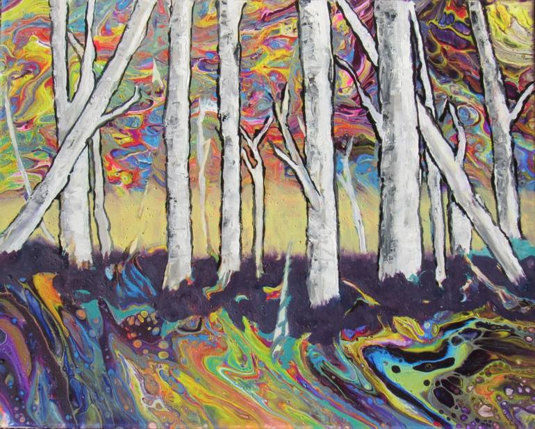 Water Song Painting by Lisa Boyd | Saatchi Art