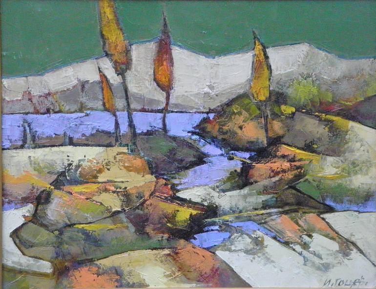 Downstream Painting by Ivan Gotsev | Saatchi Art