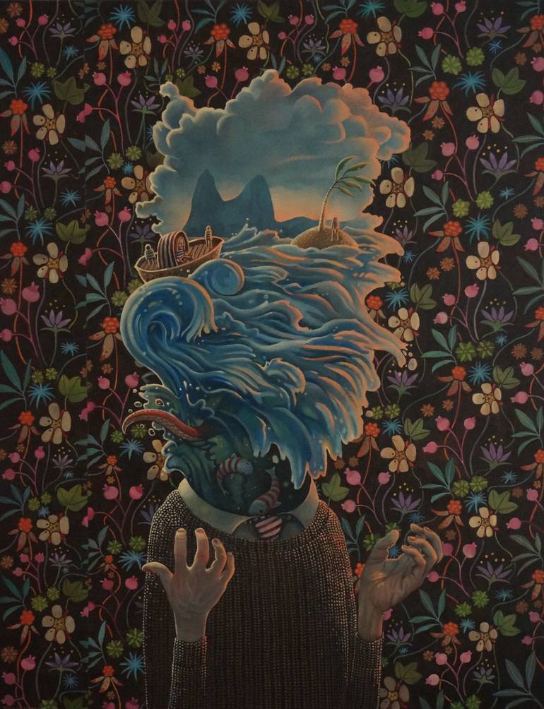 The Briny Deep Painting by Rory Mitchell | Saatchi Art