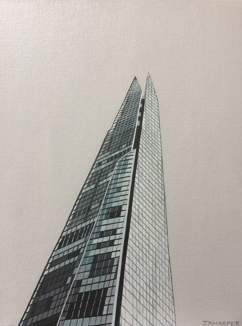 The Shard Painting by Jill Ann Harper | Saatchi Art