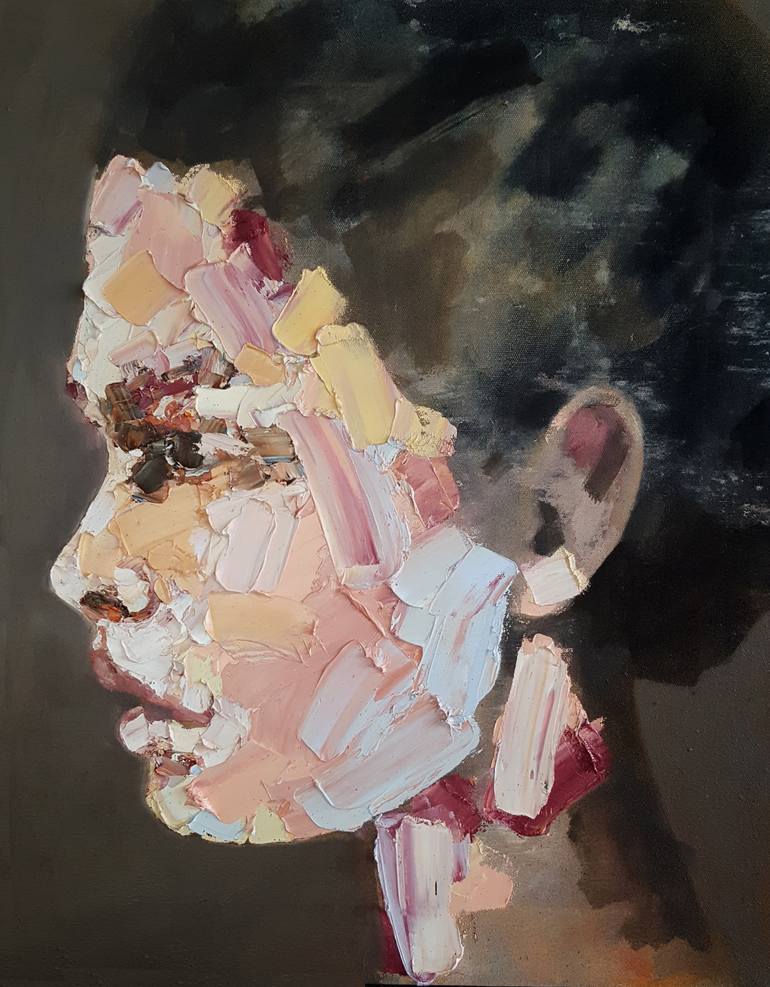 Head 5-7-19 Painting by thomas donaldson | Saatchi Art