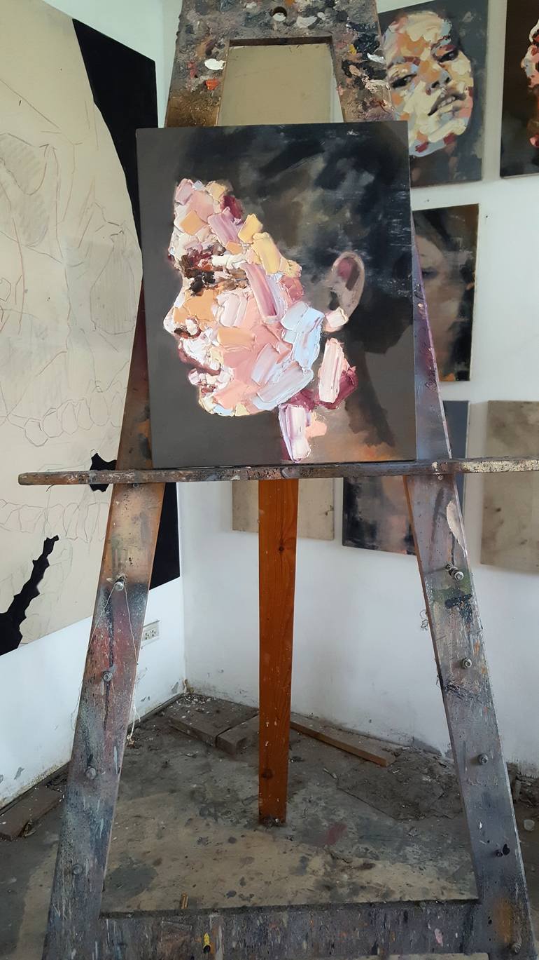 Head 5-7-19 Painting by thomas donaldson | Saatchi Art