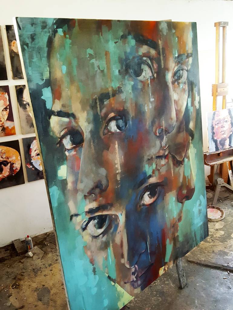 four studies 6-9-19 Painting by thomas donaldson | Saatchi Art