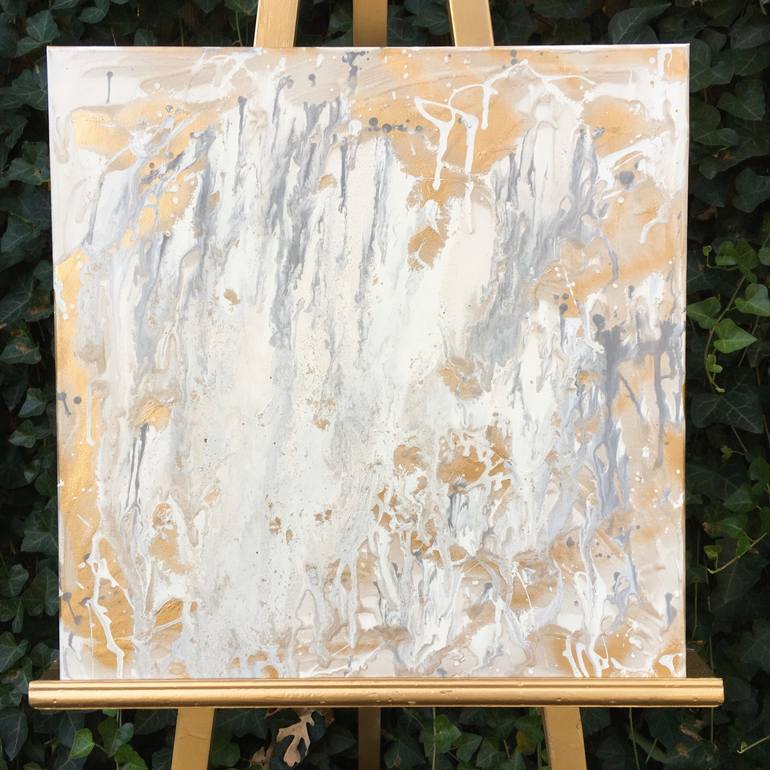 Gold All Awash #2 Painting by Lydia Abigail | Saatchi Art