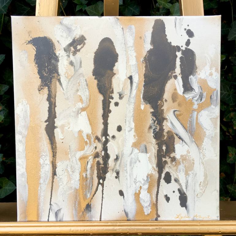 Gold All Awash #18 Painting by Lydia Abigail | Saatchi Art