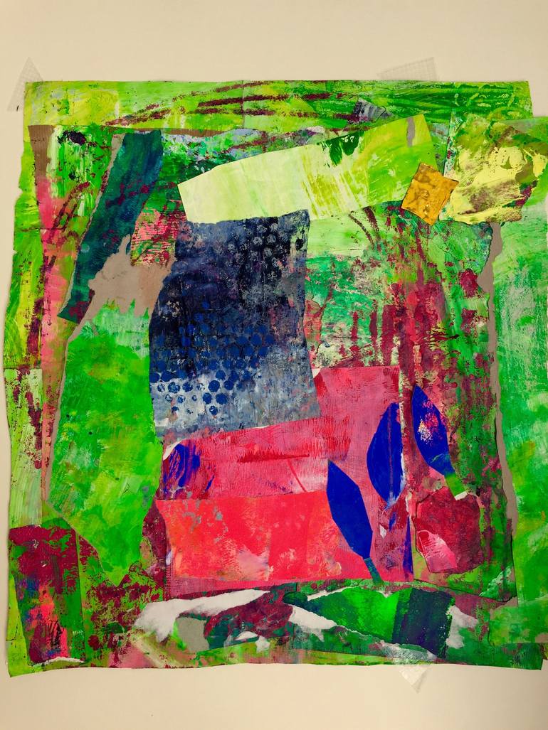 Indian textured Collage Collage by Arabella Ross | Saatchi Art