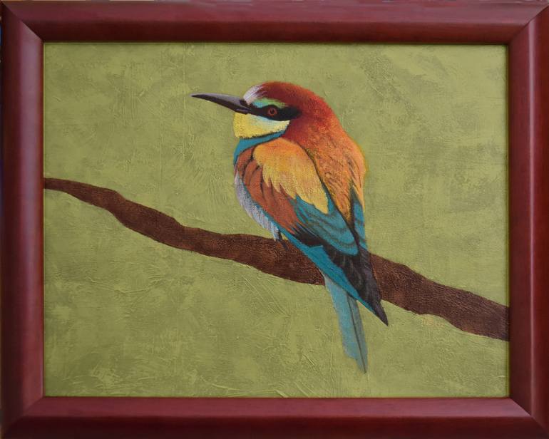 Colorful Bird Painting Painting by Kelly Hutchinson | Saatchi Art