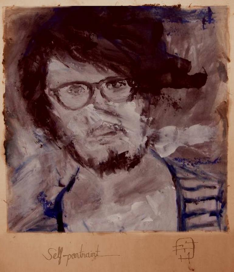 autoportrait Painting by Mokhidius Ms | Saatchi Art