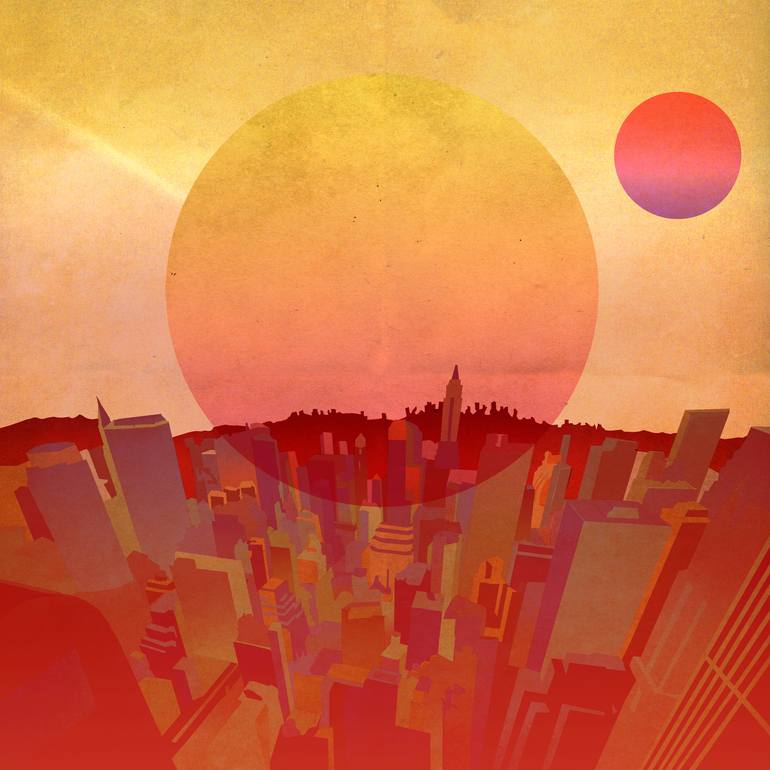 Magic hour Drawing by Benjamin Bouton | Saatchi Art