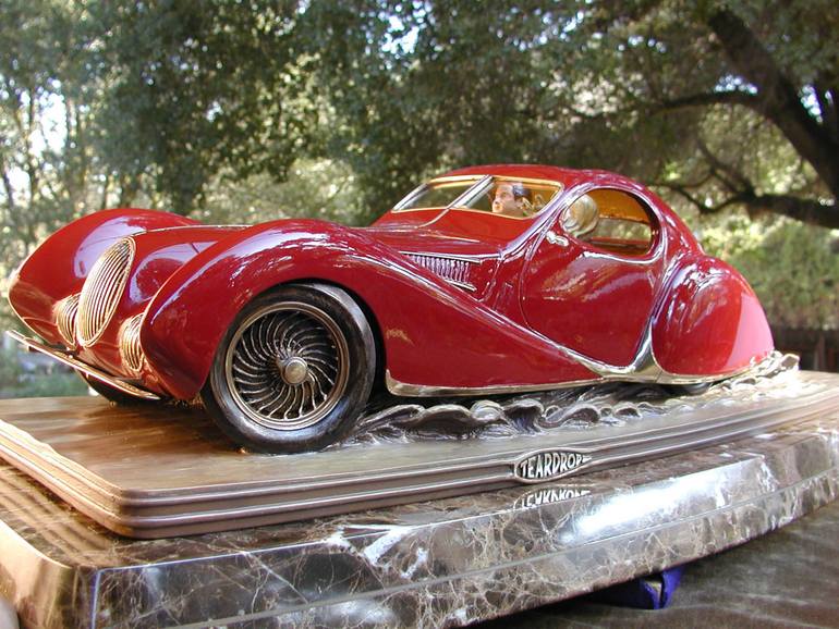 Teardrop, Talbot Lago T150Css Sculpture by Steve Posson | Saatchi Art
