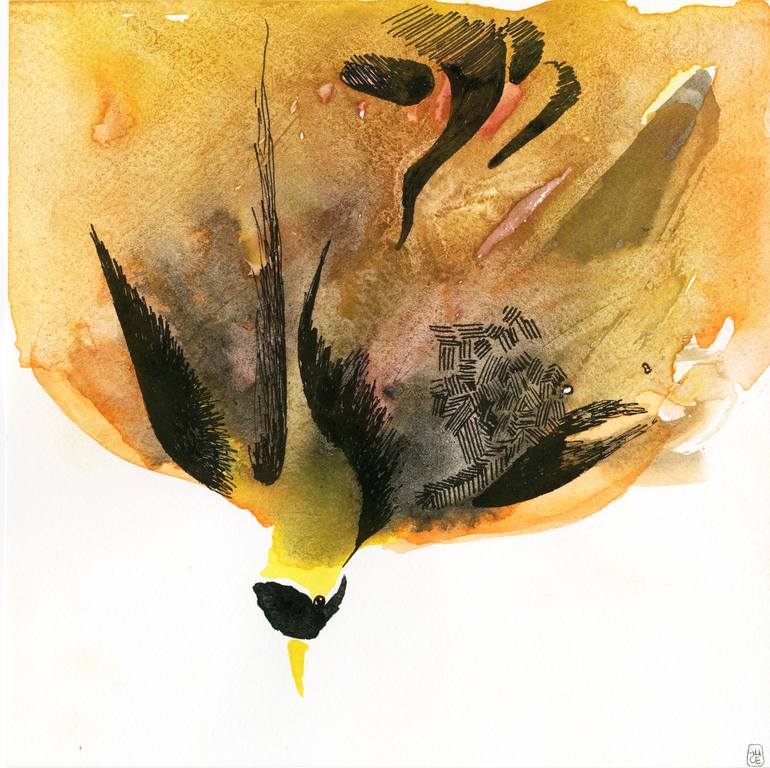 Paradisea decora Painting by Alice Padovani | Saatchi Art