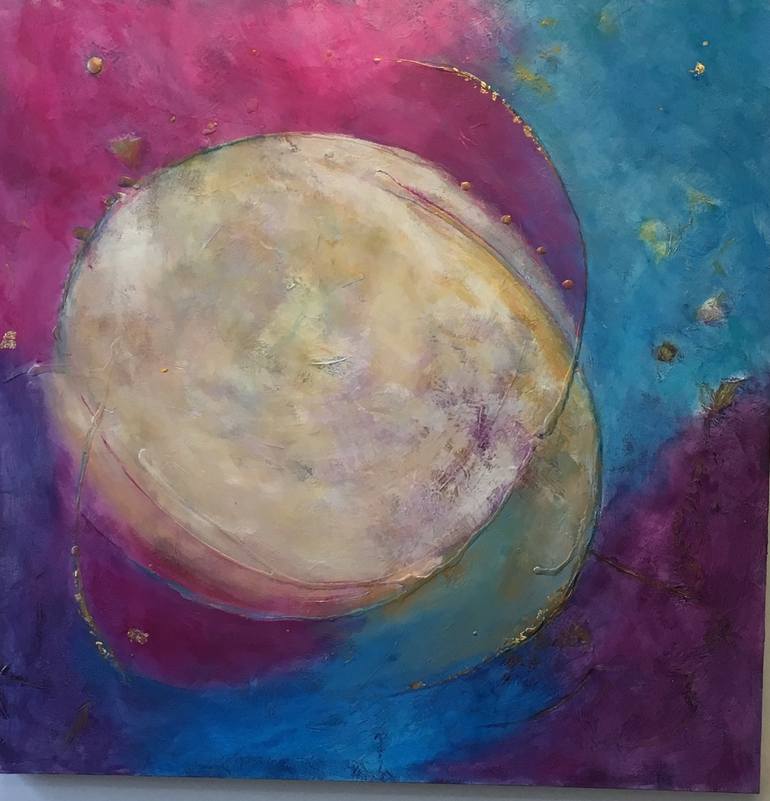Orbiting Painting by Susan J Geddes | Saatchi Art