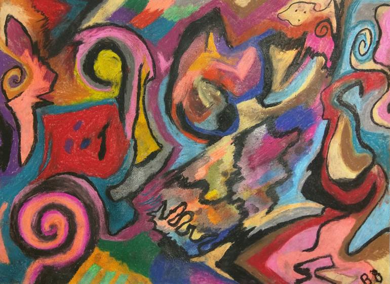 Sanity Unordered Drawing by Brenda B aka TheMinxXx | Saatchi Art