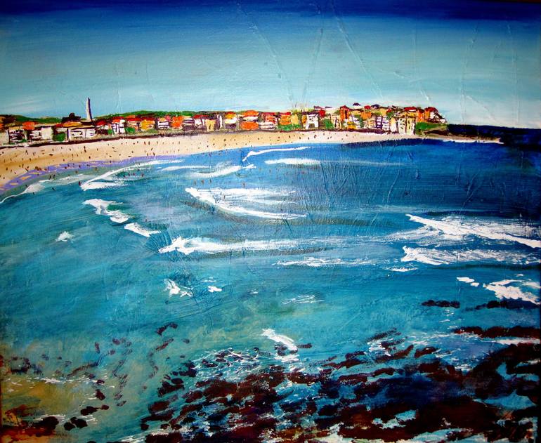 Bondi Colours Painting by Gillian Fahey | Saatchi Art