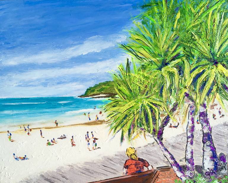Noosa on View Painting by Gillian Fahey | Saatchi Art