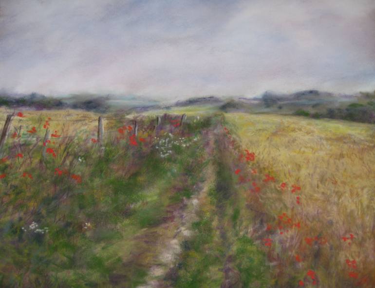 Early one morning Drawing by Pam Pringle | Saatchi Art