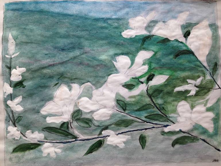 Appreciative Acknowledgment of Spring Blooms Painting by Bruce Robb ...
