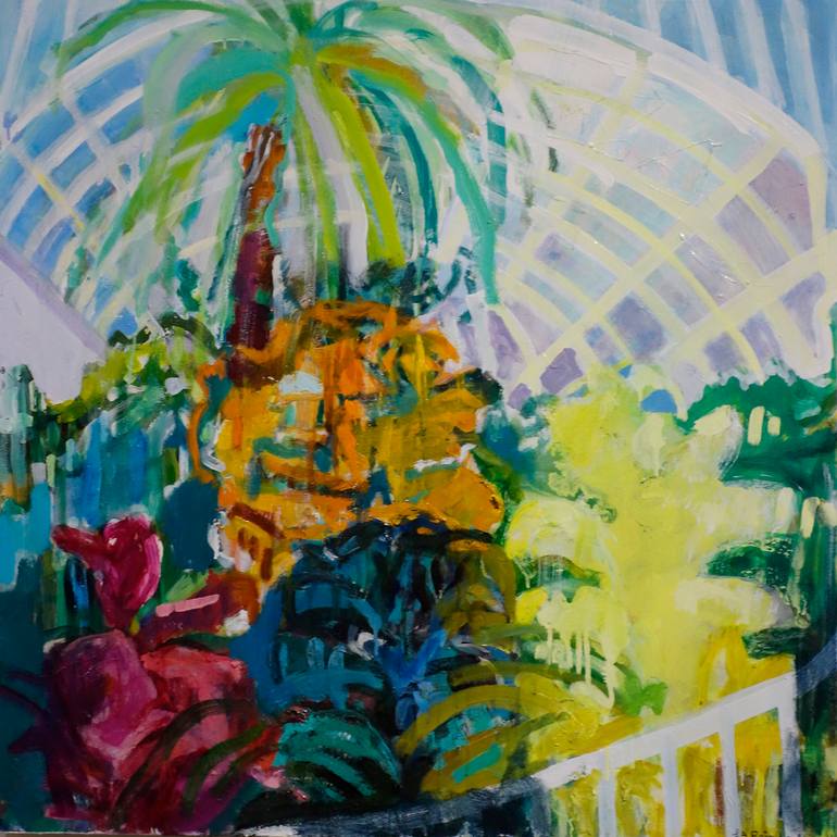 Citron Trees Painting by Lisa Reindorf | Saatchi Art