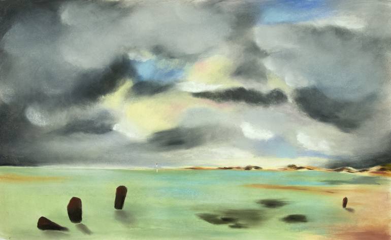 Joel's Vista Drawing by Tatjana Krizmanic | Saatchi Art